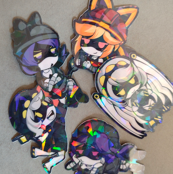 Murder Drone Stickers – EmoKitsuneDesigns